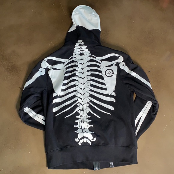 Lrg | Jackets & Coats | Lrg Skeleton Dead Serious Full Zip Hoodie ...